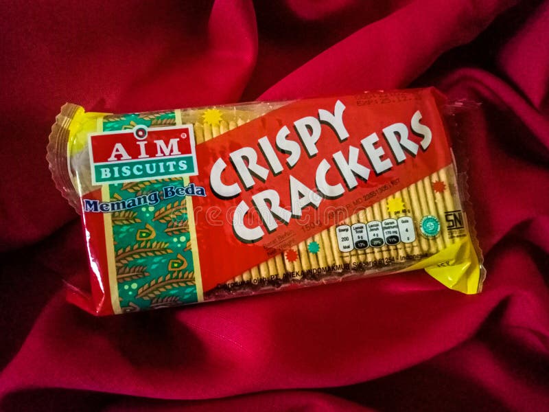 Crispy and thin biscuits editorial stock photo. Image of cracker ...