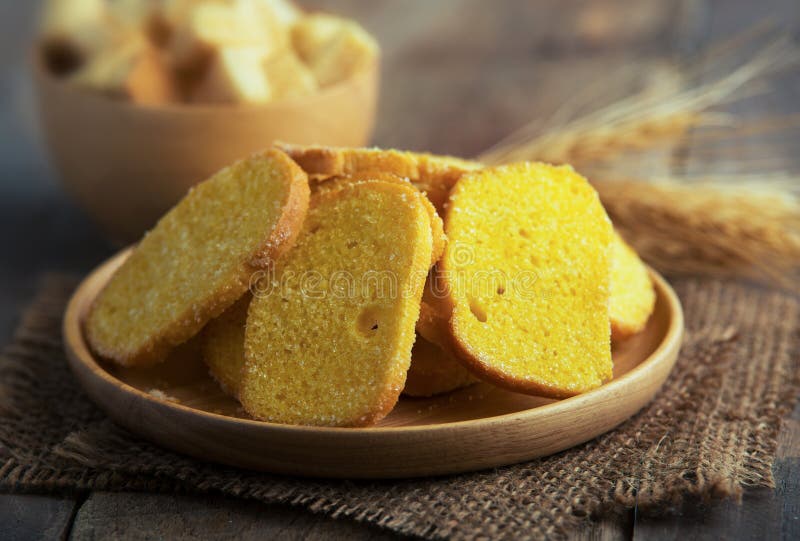 Crispy Toast stock image. Image of cuisine, healthful - 1767139