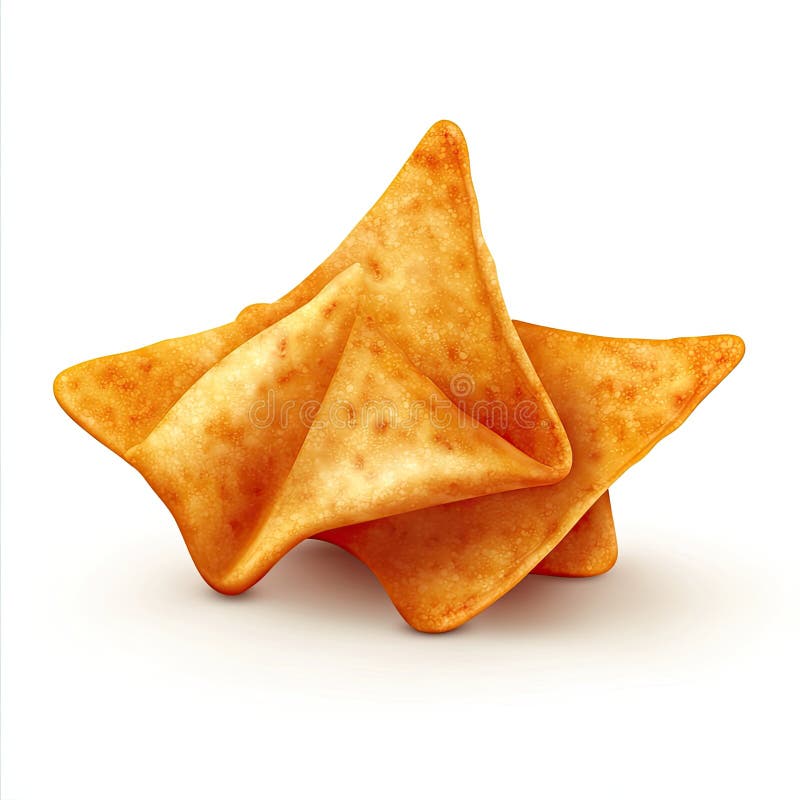 Crispy Triangle Snacks stock illustration. Illustration of appetizer ...