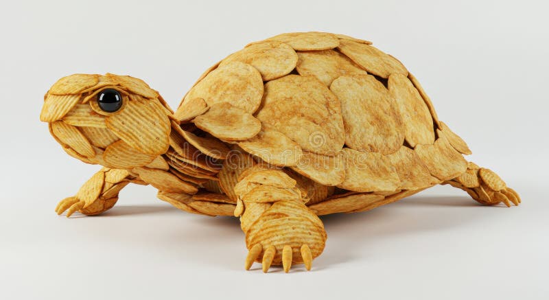 Crispy Turtle stock illustration. Illustration of plant - 381786605
