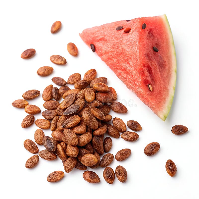Crispy Watermelon Seeds stock illustration. Illustration of crunchy ...
