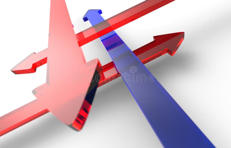 Blue arrows stock vector. Illustration of move, motion - 30042020