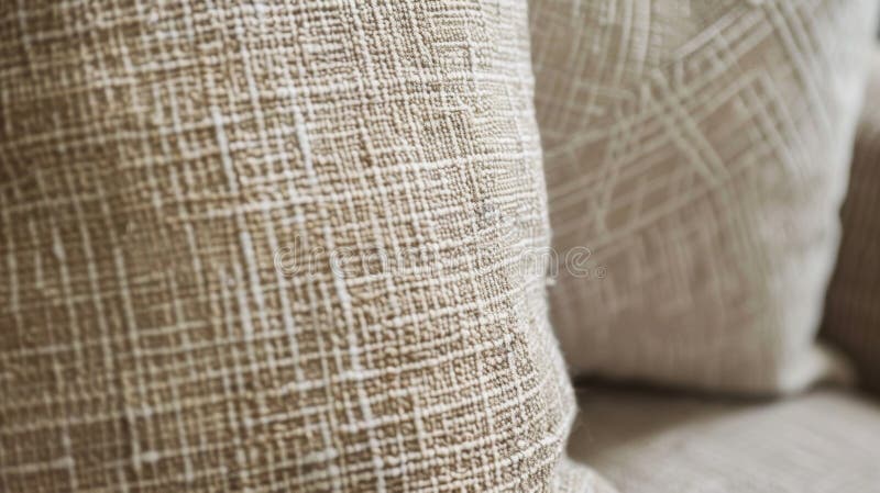 The Crisscrossing Threads of this Linen Cushion Cover Create a Unique ...