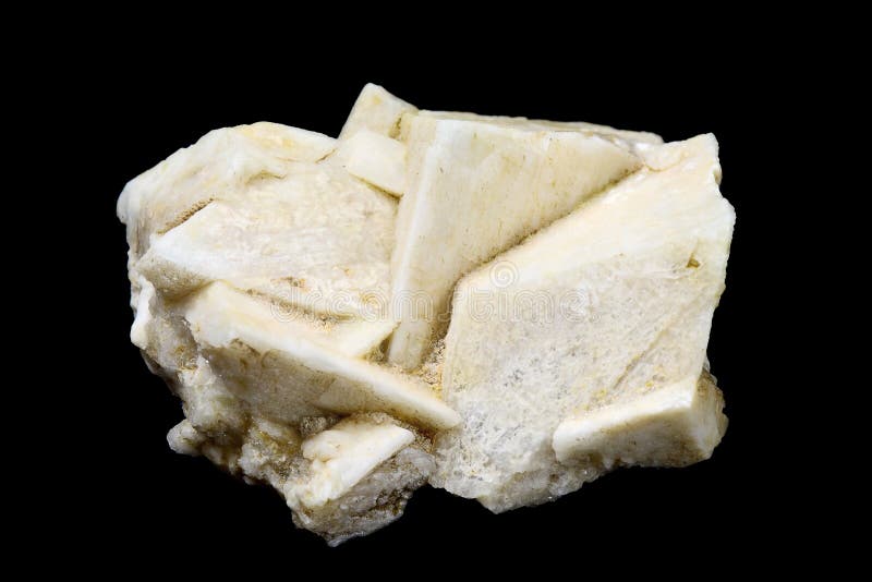 Cristales Blancos Del Feldespato Imagen de archivo - Imagen de ...