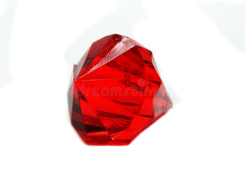 Cristaux Rouges Rouges De Gemmes Photo stock - Image du trésor, cristal ...