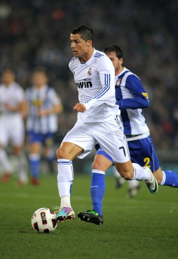 Cristiano Ronaldo Real Madrid Zdjęcie Stock Editorial - Obraz złożonej ...