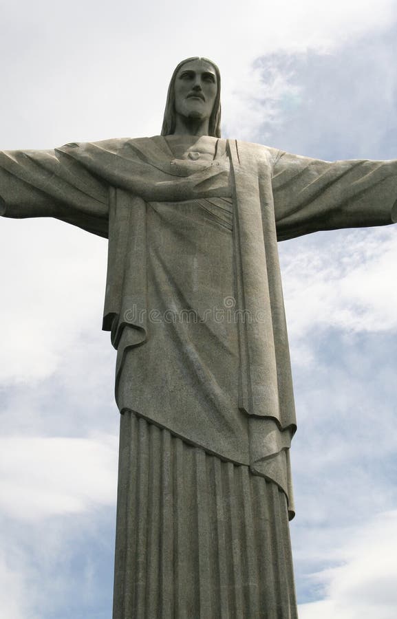 Christ the Redeemer Statue in Rio De Janeiro, Brazil Editorial Stock ...