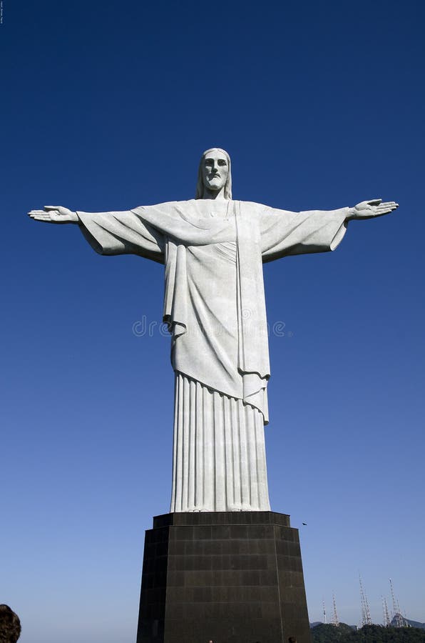 Cristo El Redentor. El Brasil Imagen editorial - Imagen de brasil ...