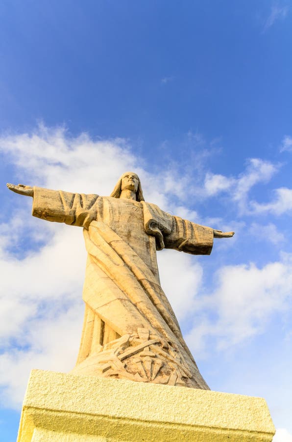 Cristo Rei Statue stockbild. Bild von holz, himmel, portugal - 67207637