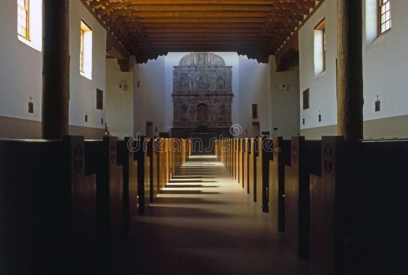 Cristo Rey Church stock image. Image of santa, interior - 38604267