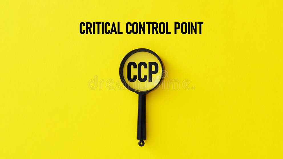 Critical Control Point CCP is Shown Using the Text Stock Photo - Image ...