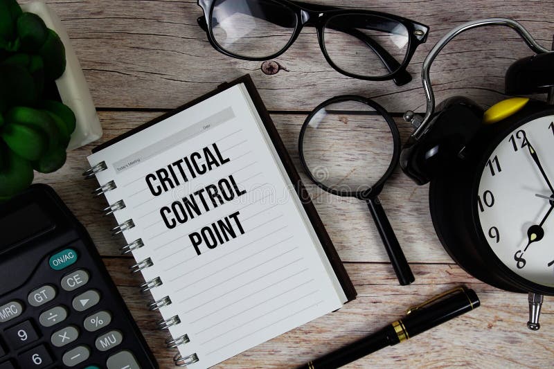 Critical Control Point (CCP) Text on Notepad, Business and Financial ...
