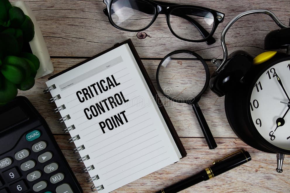 Critical Control Point (CCP) Text on Notepad, Business and Financial ...