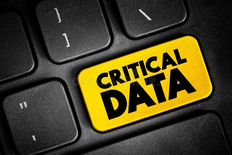 Critical Data - Data that Organizations Deem Essential for Success ...