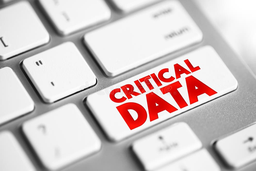 Critical Data - Data that Organizations Deem Essential for Success ...