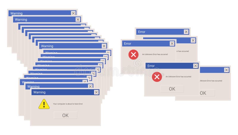 Critical Error. System Message Screen Old Style. Virus Popup Icon ... Critical Error. System Message Screen Old Style. Virus Popup Icon ...