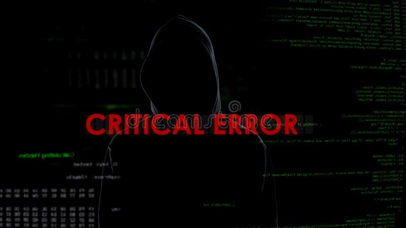 Critical Error, Unsuccessful Attempt To Hack Server, Disappointed ...