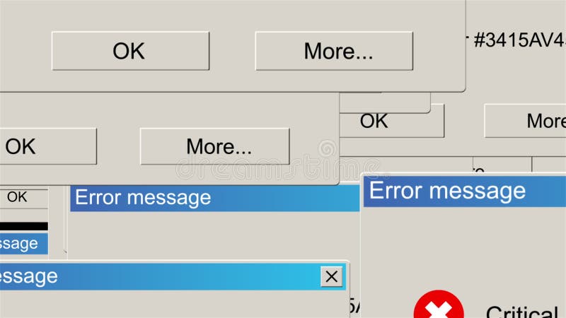 Critical Error Warning Message Stock Video - Video of background ... Critical Error Warning Message Stock Video - Video of background ...