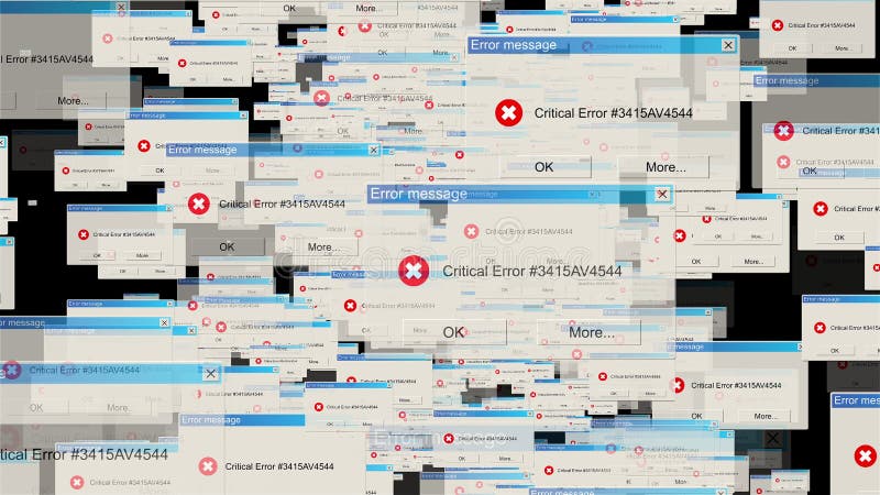 Critical Error Warning Message Stock Footage - Video of background ... Critical Error Warning Message Stock Footage - Video of background ...