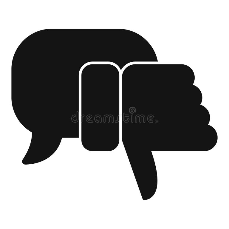 Critical Message Thinking Icon Simple Vector. Talk Innovation Stock ...