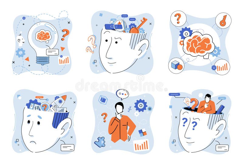 Critically Thinking Stock Illustrations – 46 Critically Thinking Stock ...