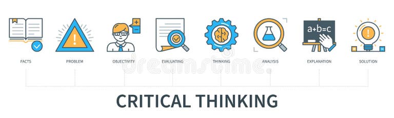 Critical Thinking Concept Infographics Stock Vector - Illustration of ...