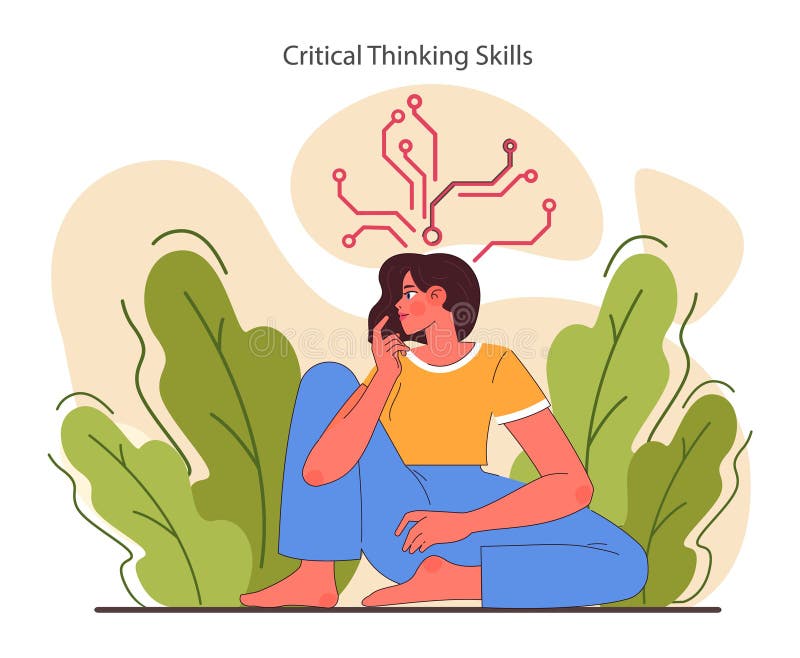 Critical Thinking Skill. Strategic Decision-making, Brainstorming Stock ...