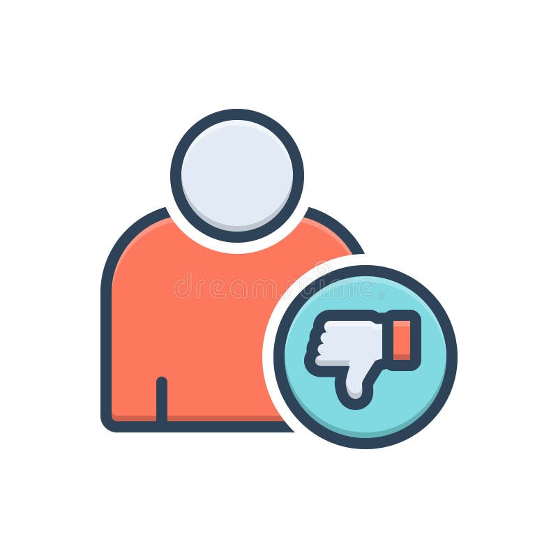 Color Illustration Icon for Criticize, Valuation and Criticism Stock ...