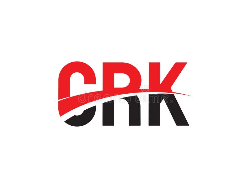 CRK Letter Initial Logo Design Vector Illustration Stock Vector ...