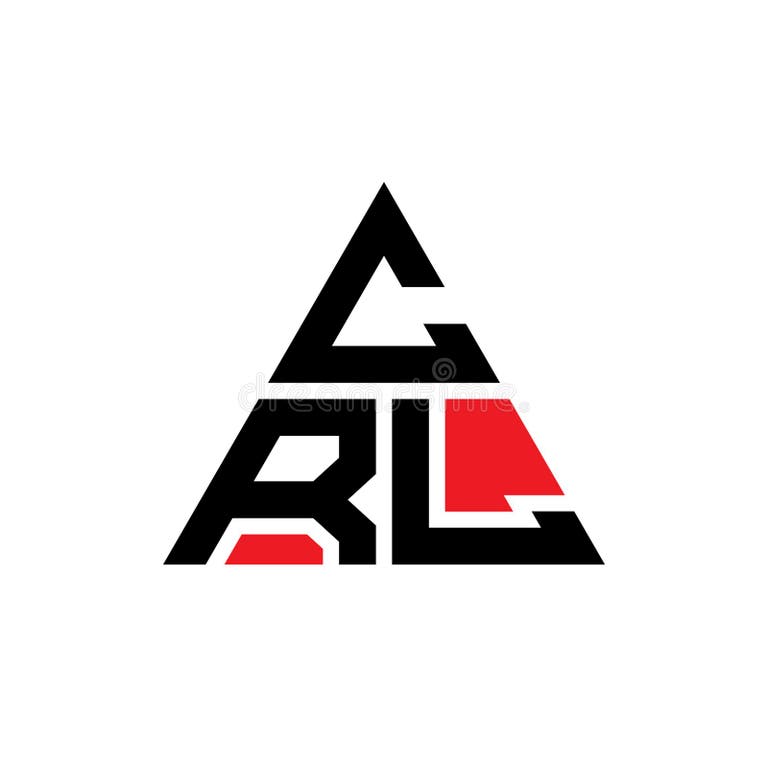 CRL Triangle Letter Logo Design with Triangle Shape. CRL Triangle Logo ...