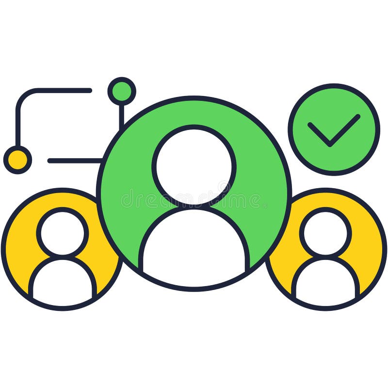 Client Support Vector Flat Line Art Seamless Pattern Stock Vector ...