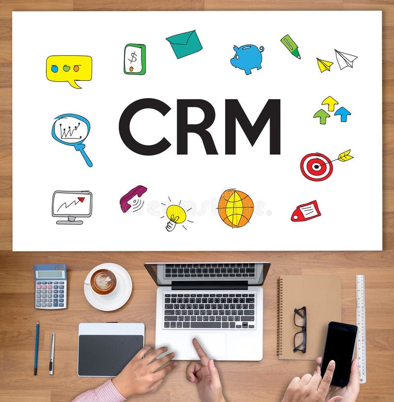 CRM Business Customer CRM Management Analysis Service Concept , Stock ...