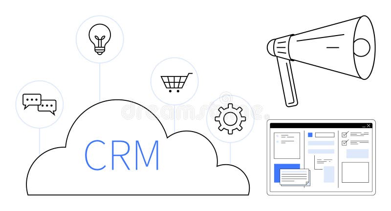 CRM Cloud Platform with Marketing, Shopping, Communication, and ...