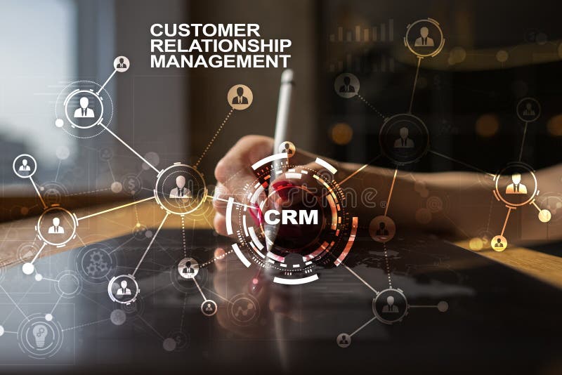 CRM. Customer Relationship Management Concept. Customer Service and ...