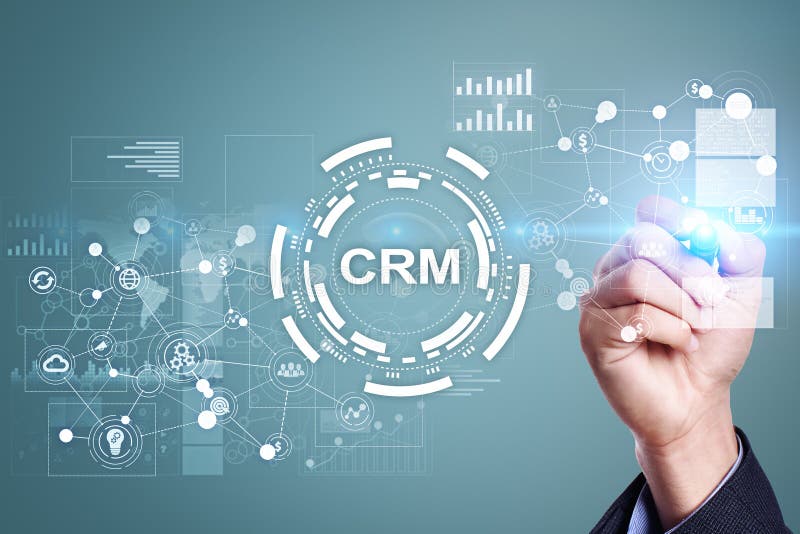 CRM. Customer Relationship Management Concept. Customer Service and ...