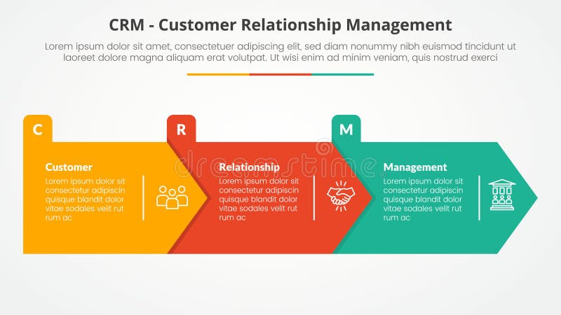 CRM Customer Relationship Management Infographic Concept for Slide ...