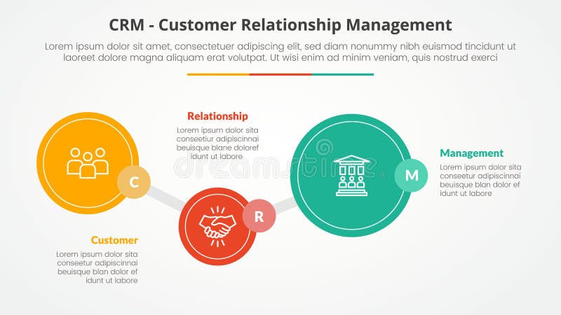 CRM Customer Relationship Management Infographic Concept for Slide ...