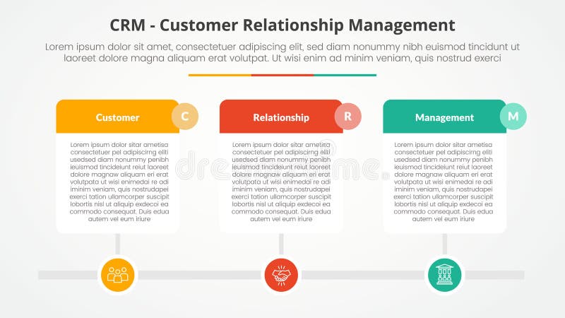 CRM Customer Relationship Management Infographic Concept for Slide ...