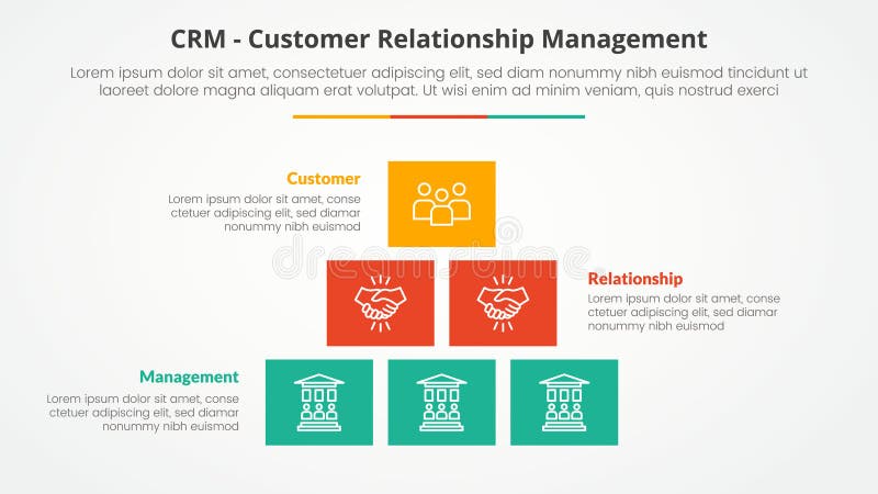 CRM Customer Relationship Management Infographic Concept for Slide ...