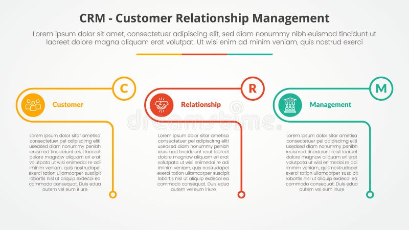CRM Customer Relationship Management Infographic Concept for Slide ...