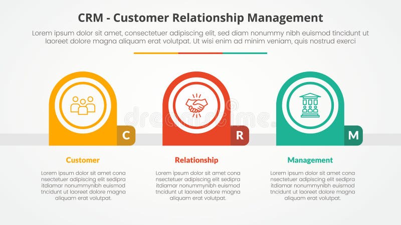 CRM Customer Relationship Management Infographic Concept for Slide ...