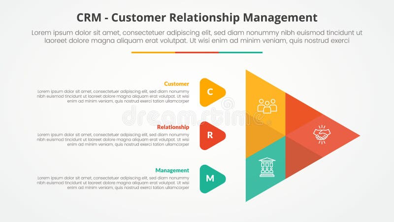 CRM Customer Relationship Management Infographic Concept for Slide ...