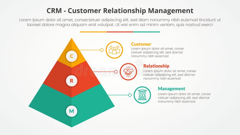 CRM Customer Relationship Management Infographic Concept for Slide ...
