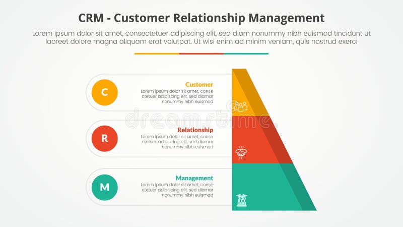 CRM Customer Relationship Management Infographic Concept for Slide ...
