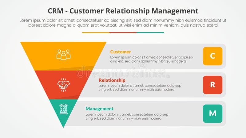 CRM Customer Relationship Management Infographic Concept for Slide ...