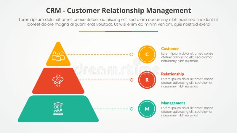 CRM Customer Relationship Management Infographic Concept for Slide ...