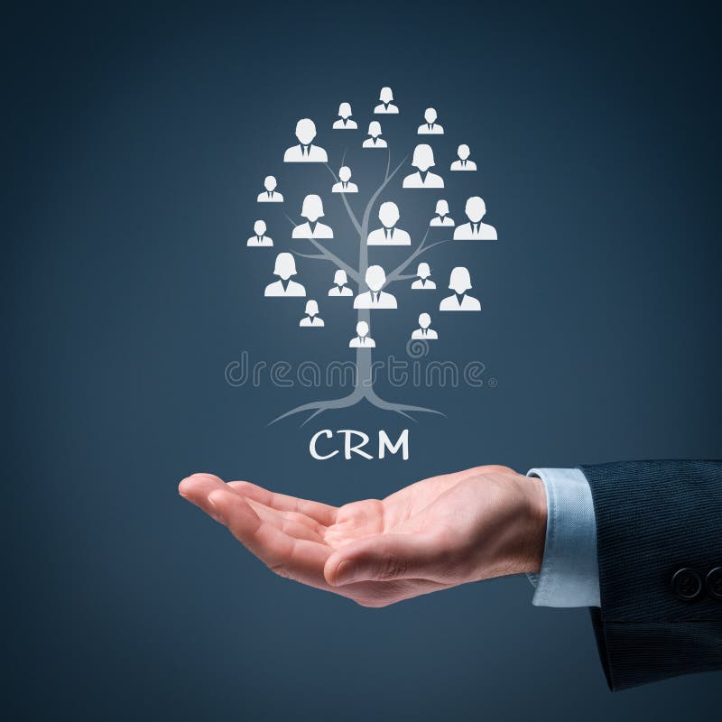 CRM and customers stock image. Image of manage, root - 53264695