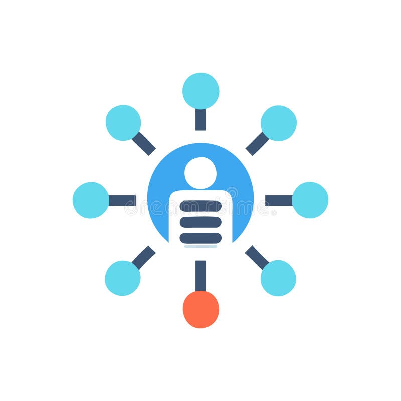 CRM Icon for Customer Management Stock Image - Illustration of ...