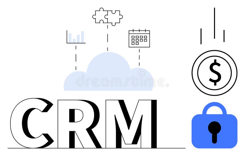 CRM Integration and Features Puzzle, Graph, Calendar, Security, and ...