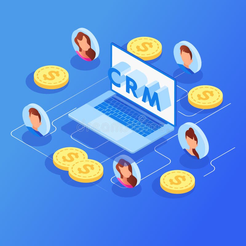Customer Relationship Management CRM Concept. Stock Vector ... Customer Relationship Management CRM Concept. Stock Vector ...
